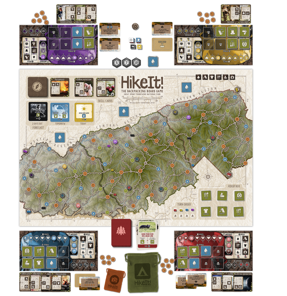 Hike It! The Backpacking Board Game - Hike It!